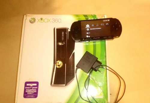 Psp E1008 и xbox 360 250gb