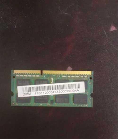 Оперативная память ddr3 для ноутбука 4gb