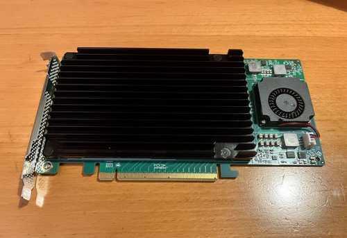Адаптер с микросхемой PLX8747 PCIe на 4 m.2