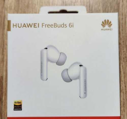 Наушники Huawei Freebuds 6i, почти новые