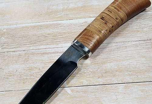 Нож Грибник ст.95х18 (орех/береста) (Русский Нож)