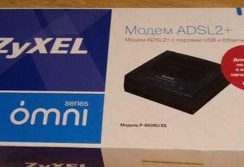 Роутер zyxel Prestige P660RU EE adsl2+