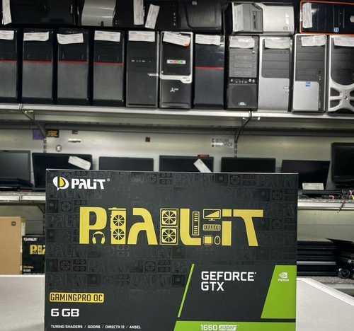 Видеокарта Palit GeForce GTX 1660Super 6Gb