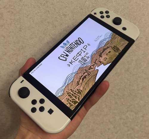 Прошитая Nintendo switch oled 64 256 Гб