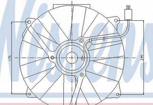 Вентилятор радиатора MB S-class W140 91-98