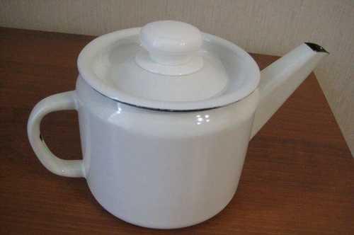 Эмалированный заварочный чайник