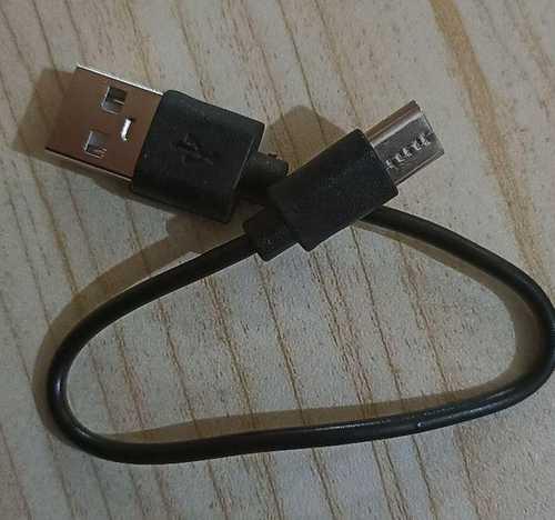 Короткий провод USB Type C