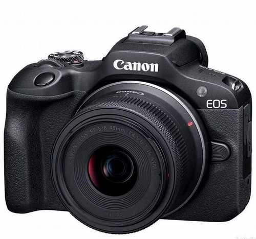 Canon EOS R100 kit RF 18-45mm IS STM 64гб