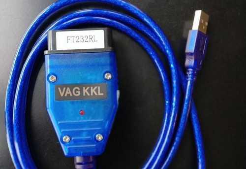Сканер OBD II KKL VAG COM 409.1 K-Line, ftdi fT232