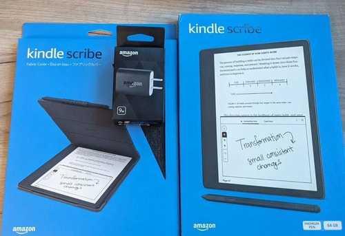 Amazon Kindle scribe 64gb + чехол