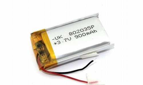 Аккумулятор Li-Pol (батарея) 8x20x35mm 2pin 3.7V/9