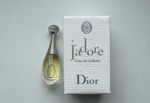Dior jadore l'eau DE toilette 4 мл винтаж 2004