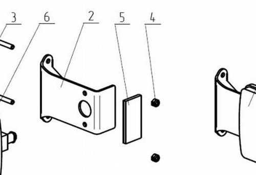 Фонарь габаритный прицепа мзса 81771А; 1В; 1С; 1D