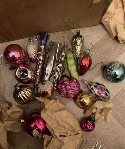 Елочные игрушки СССР