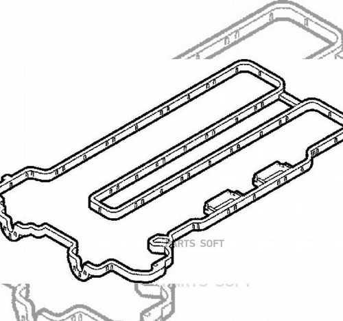 Elring 104.110 прокладка клапанной крышки\ Opel Meriva/Corsa/Astra/Tigra 1.4 16V 03