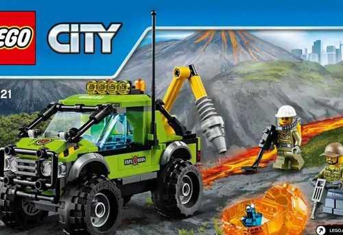 Lego city 60121 Грузовик исследователей вулканов