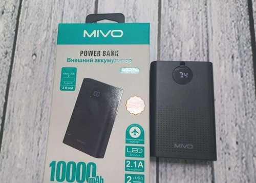 Внешний аккумулятор 10000 mah Mivo mb-102
