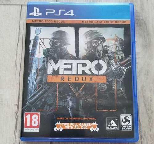 Диск Metro Redux PS4