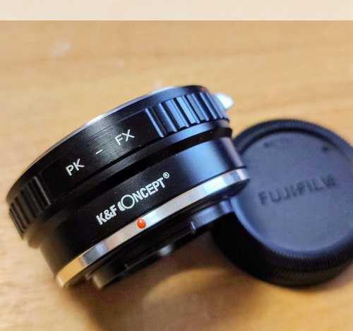 Адаптер Pentax на Fujifilm K&F Concept