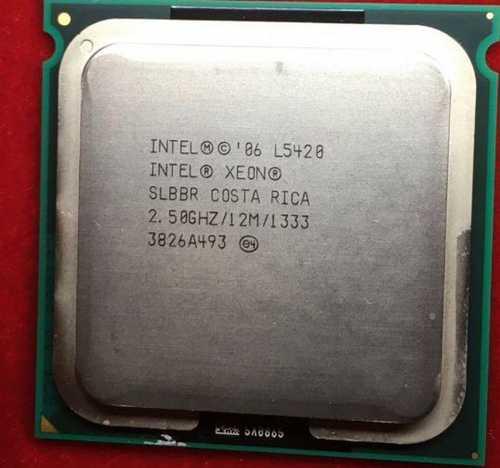 Процессор intel L5420 xeon