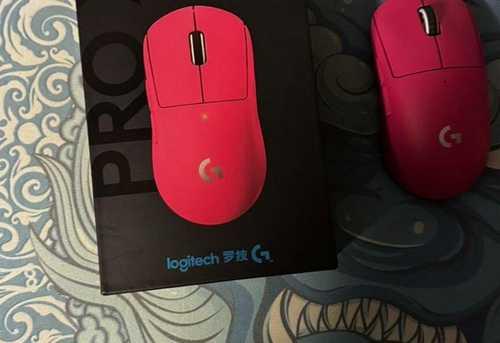 Игровая мышь logitech g pro x superlight (pink)