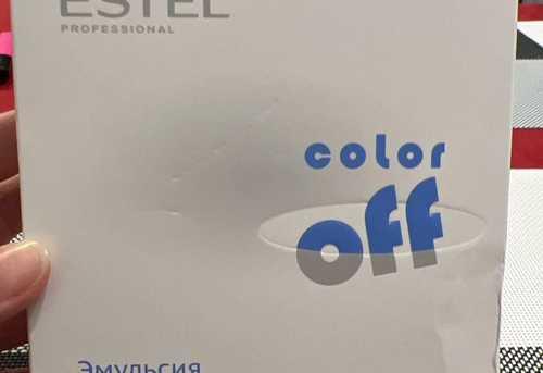 Смывка краски для волос estel color off