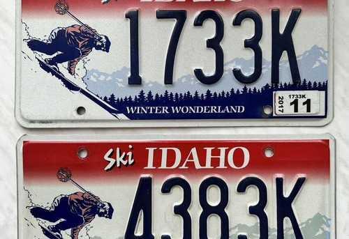 Автономер США Горные лыжи Штат Айдахо