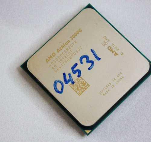 Процессор AM4 AMD Athlon 3000G