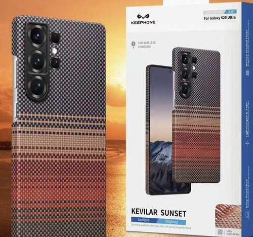 Чехол Kevlar на samsung s25 ultra keephone