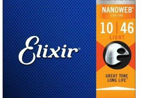 Струны Elixir 12052 NanoWeb Light 10-46
