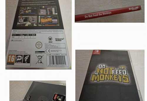 Nintendo switch картридж Do not feed the monkeys