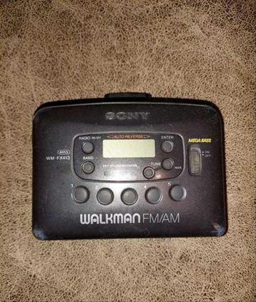 Плееры Sony: кассетный WM-FX413 и CD-плеер D-NE700