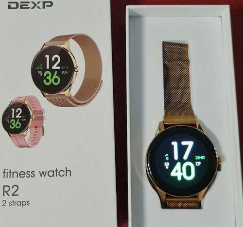 Смарт часы dexp fitness watch R2 2 straps