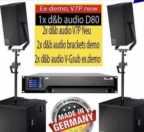 D&b audiotechnik V7P 2, V-GSub 2, D80-1