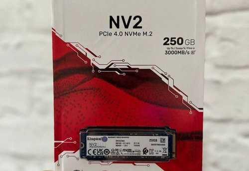 SSD накопитель Kingston NV2 M.2 2280 250 гб