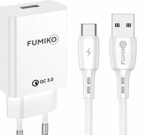 Зарядное устройство fumiko CH03 1USB QC3.0 3А c к