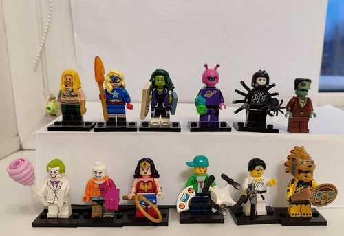 Лего минифигурки разных серий