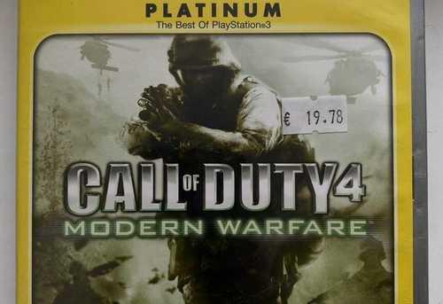 Игра Call of Duty 4: Modern Warfare для PS3