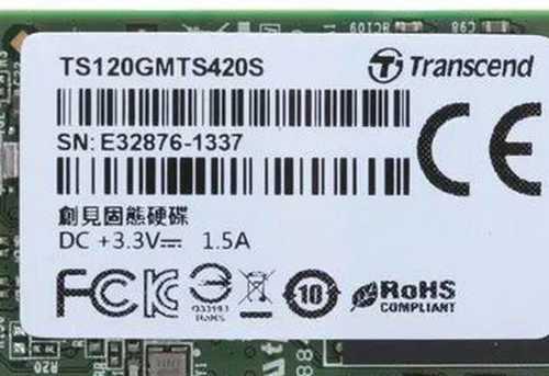 120 гб SSD M.2 накопитель Transcend MTS420