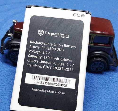 Prestigio Wize E3. PSP3509 Duo. Аккумулятор. Нов