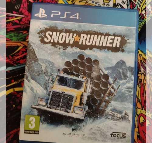 Диск на ps4 snowrunner