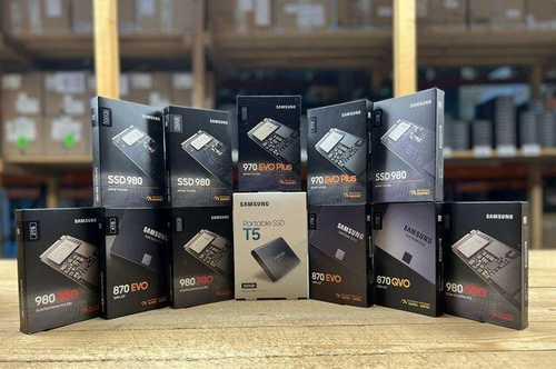 SSD samsung evo 870/980/970, новые, рст, гарантия