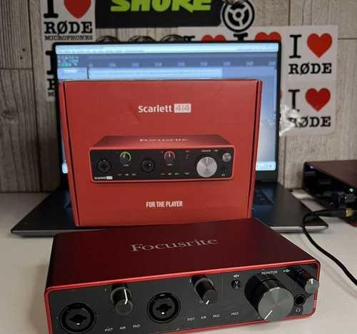 Focusrite scarlett 4i4 3rd gen звуковая карта
