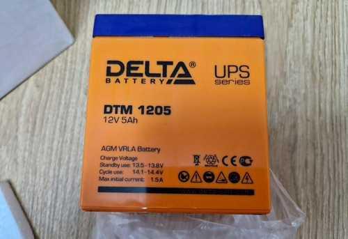 Аккумулятор Delta dtm 1205