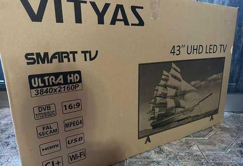 43". 4K Ultra HD. 109 см. WiFi. Smart TV
