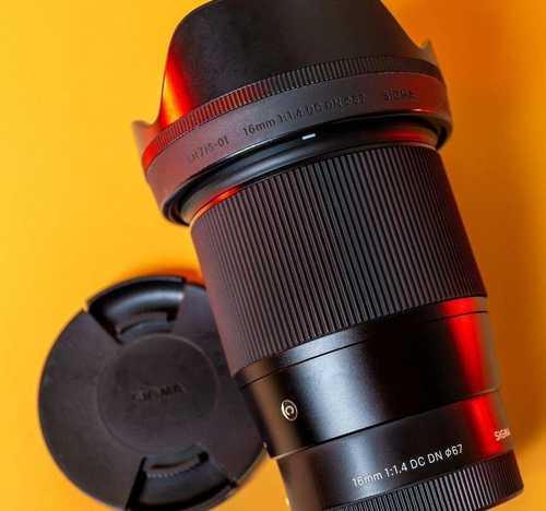 Sigma 16mm f/1.4 DC DN Sony E