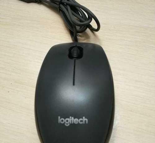 Компьютерная проводная мышь Logitech