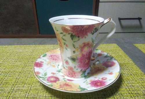 Чашка с блюдцем imperial porcelain