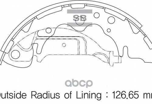 Колодки тормозные KIA Carnival (05) задние бар