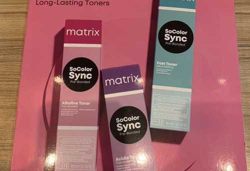 Палитра красок для волос Matrix SoColor Sync